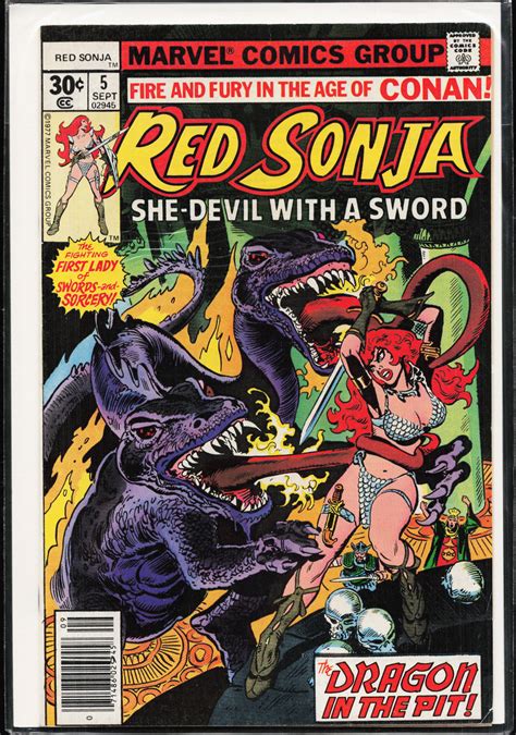 Red Sonja Red Sonja Comic Books Bronze Age Marvel Red Sonja Horror Sci Fi
