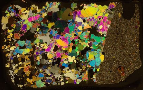 Peridotites Mantle Lherzolite Xenolith In Basalt Full Thin Section