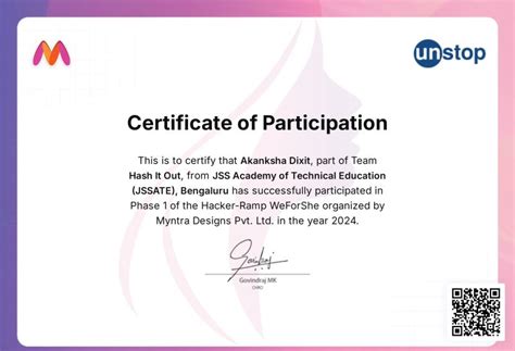 Excited To Share That Our Team Made It To The Implementation Phase Of Myntra Hackerramp 2024