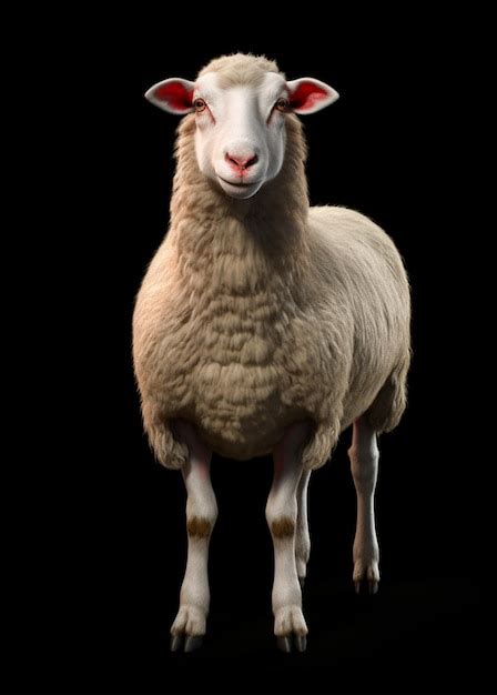 Premium Photo White Sheep 3d Animation Photo