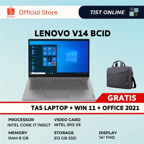 Jual Lenovo V Itl Bcid I G Iris Xe Gb Gb Win Ohs Shopee Indonesia