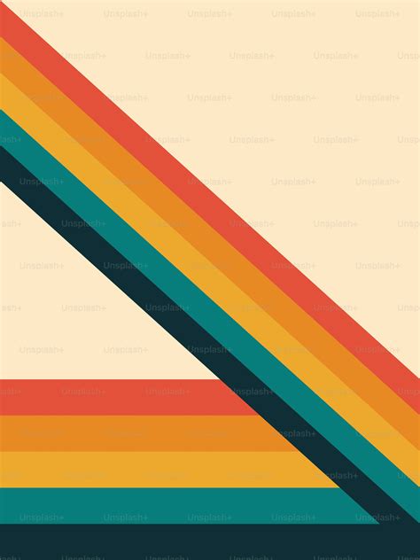 복고풍 디자인과 색상이 있는 포스터의 벡터 그림입니다 벡터 Unsplash의 무늬 이미지