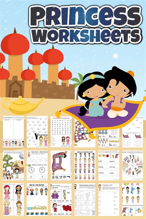 Free Printable Princess Worksheets Worksheets Library