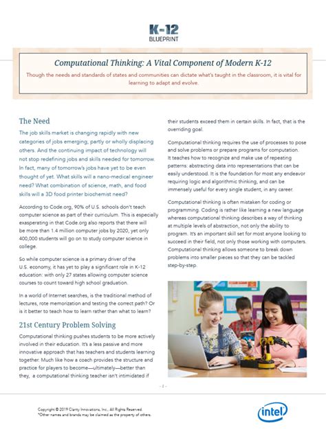 Computational Thinking K12 Pdf Artificial Intelligence Intelligence Ai And Semantics