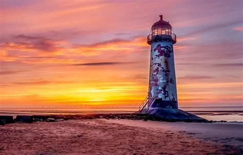 Point Of Ayr Lighthouse Flintshire Coast