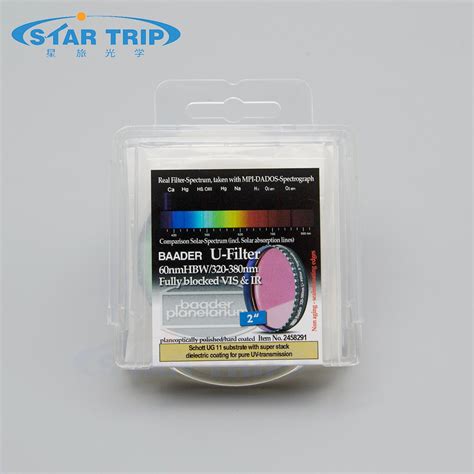 Baader U Filter Venus And Ultraviolet 2 Mounted