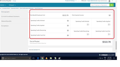 Nf 1208 The Rows From Total Benefit Employee Cost And Total Imputed Income Are Not