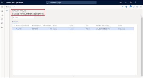 Ax D365fo How To Create A Dynamics 365 Number Sequence Ax