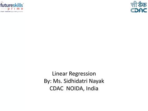 Ml Regression Pptx Free Download