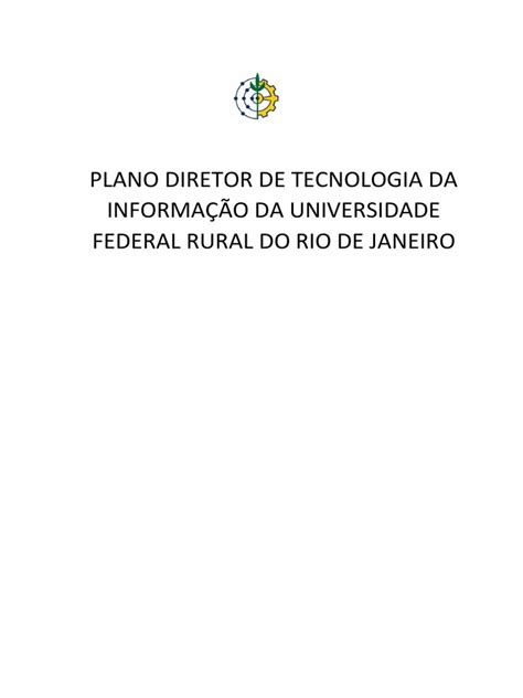 Pdti Ufrrj Download Grátis Pdf Tecnologia Da Informação Análise Swot