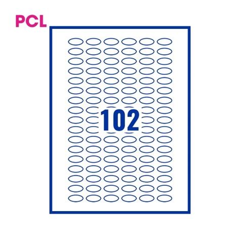 A PCL Pre Cut Sheet Labels