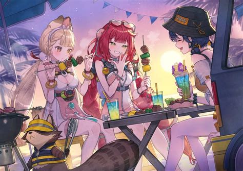 Ukinami Yuzuha Alice Thymefield Belle And Kama Zenless Zone Zero