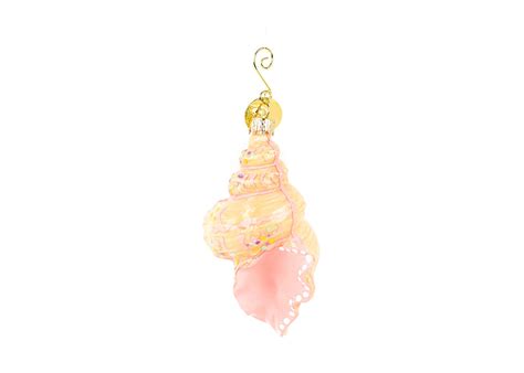Conch Shell Shaped Ornament Happy Everything