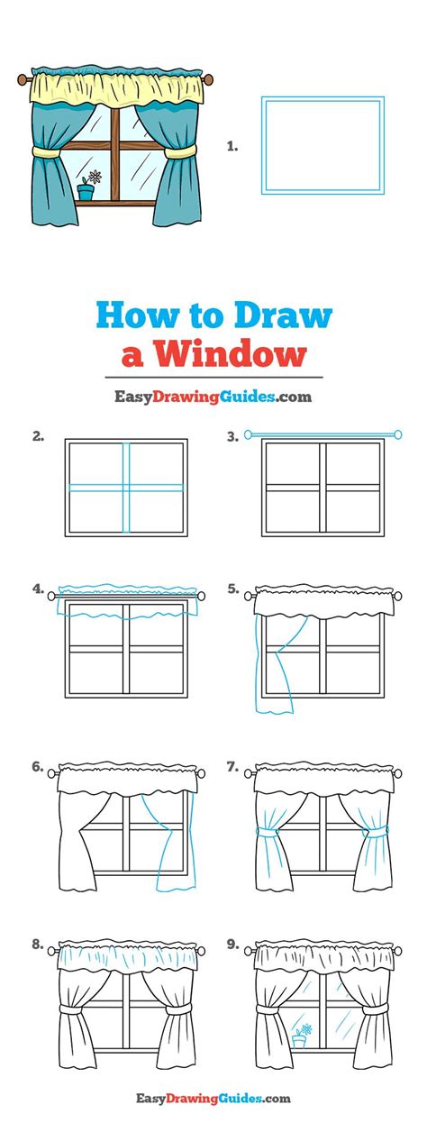 How To Draw A Window Really Easy Drawing Tutorial Easy Drawings Drawing Tutorial Drawing