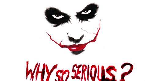 Dark Knight Joker Why So Serious Wallpaper