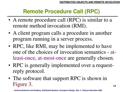 Ppt Distributed Objects And Remote Invocation Powerpoint Presentation