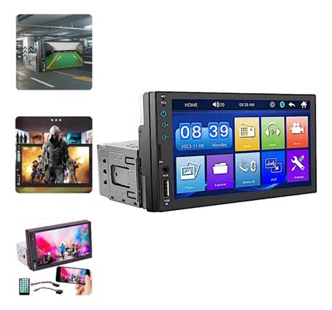 Central Multimídia Mp5 1 Din Espelhamento Bluetooth Usb Fm Frete Grátis