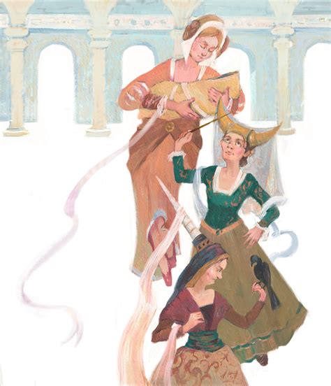 Иллюстрация Спящая красавица в стиле персонажи