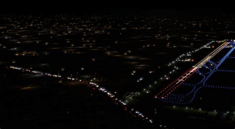 Night Lights Appearing Bright Enough But Not Aligned With Roads And Other Objects In Scenery