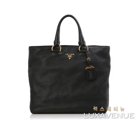 프라다 Bn2865 비텔로 다이노 블랙 금장 토트백 3 Way 럭스애비뉴 중고명품 매입위탁 전문 프라다 Bag 숄더토트백