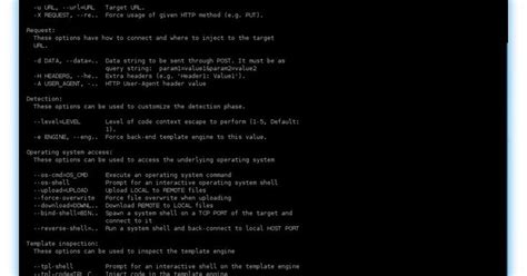Tplmap Automatic Server Side Template Injection Detection And