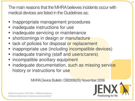 Ppt Mhra Guidelines Understanding How To Improve Practice Safety