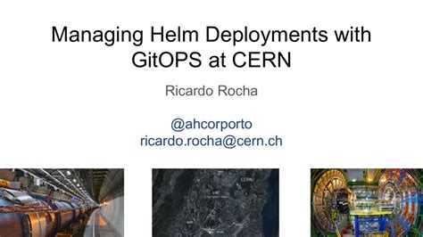 managing helm deployments with gitops at cern speaker deck