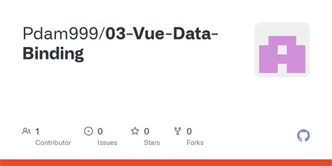 Github Pdam99903 Vue Data Binding