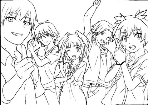 Coloriage Anime Assassination Classroom T L Charger Et Imprimer
