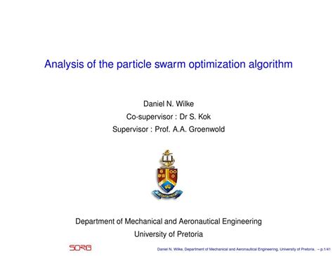 analysis of the particle swarm optimization algorithm word文档在线阅读与下载 无忧文档