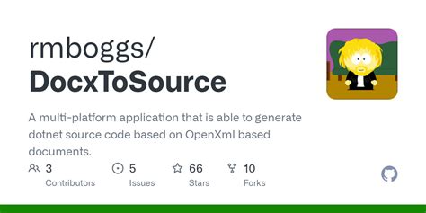 Github Rmboggsdocxtosource A Multi Platform Application That Is Able To Generate Dotnet