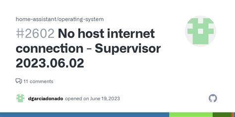 No Host Internet Connection Supervisor 20230602 · Issue 2602