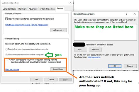 User Cannot RDP Unless They Are A Local Admin Windows Spiceworks Community