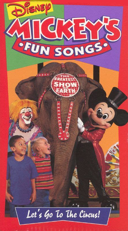 Mickeys Fun Songs Lets Go To The Circus Vhs