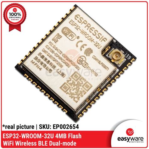 Jual Esp32 Wroom 32u 4mb Flash Wifi Wireless Ble Dual Mode Shopee Indonesia