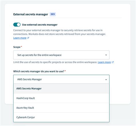 Secrets Management For Connection Credentials Setting Up Amazon Web Services Secrets Manager