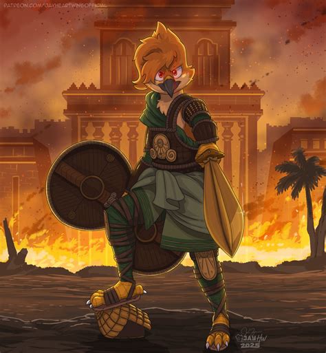 Commission The Fire Of The Sherden By Jayheartwingofficial On Deviantart