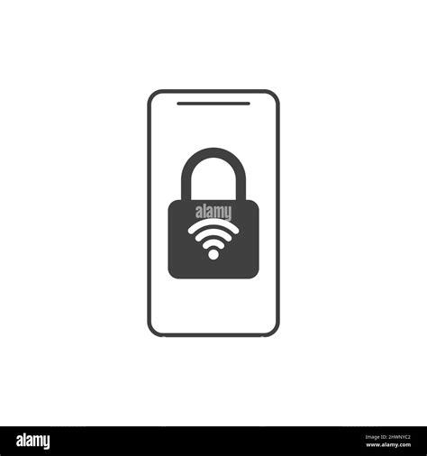 Vpn Vector Icon On Smartphone Virtual Private Network Shield With