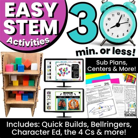 30 Simple Stem Activities For The Classroom Feel Good Teaching