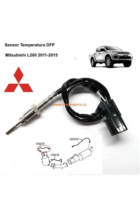 Sensor Temperatura Dpf Mitsubishi L200 2012 2014