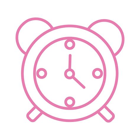 Alarm Clock Line Style Icon 2563065 Vector Art At Vecteezy