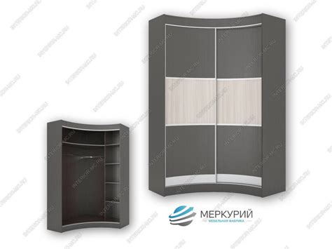 Радиусный шкаф купе Лайт 8 за 36050 руб