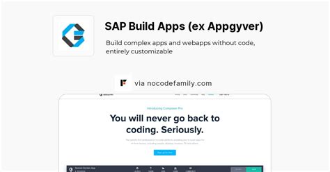 Sap Build Apps Ex Appgyver Low Code Pricing 2024