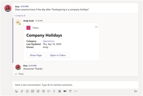 Microsoft Teams Wiki Is Retiring Top Replacements Alternatives Tettra