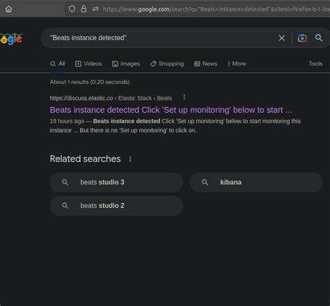 Beats Instance Detected Click Set Up Monitoring Below To Start