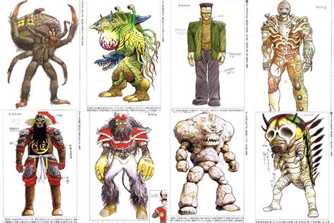 Spidertron Spit Flower Frankenstein Monster Mutitus Samurai Fan Man