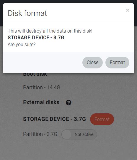 handle new unformatted hdd · issue 10 · syncloud platform · github
