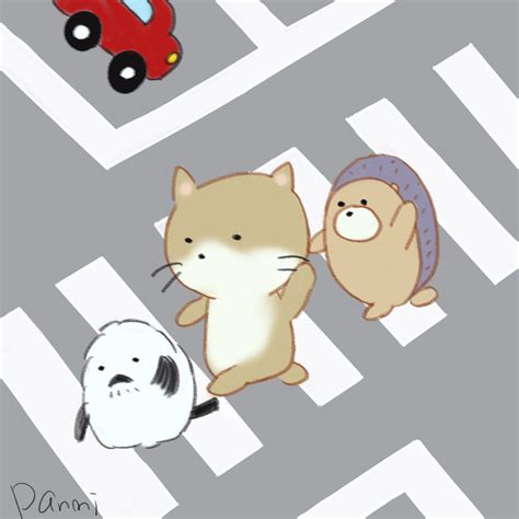 全国秋の交通安全運動 ぱんみみのイラストブログ