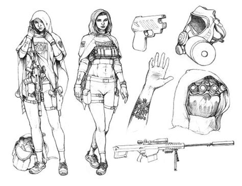 Female Character Model Sheet