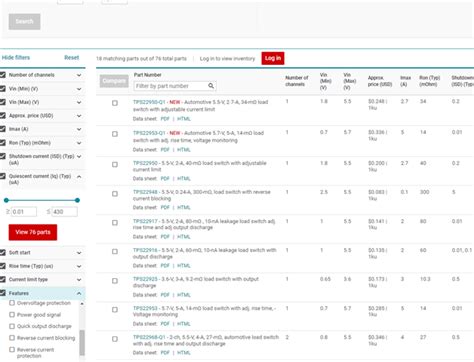 TPS Load Switch Select Requirements Power Management Forum Power Management TI E E